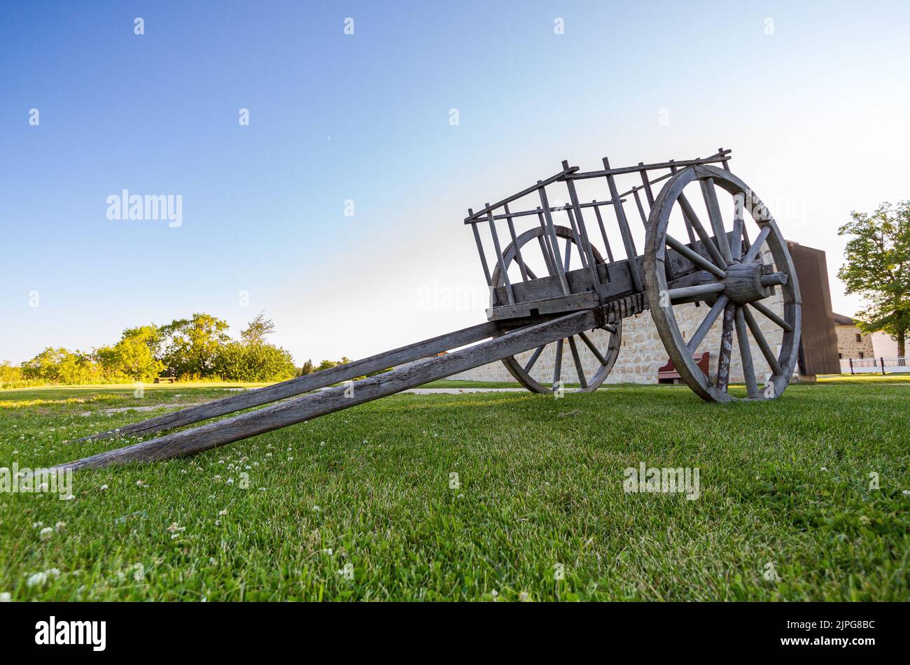 Red river cart hi-res stock photography and images - Alamy