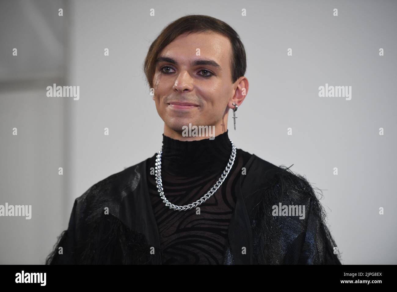Crimea. Pike perch. The singer Ilya Allergiya during the festival of ...