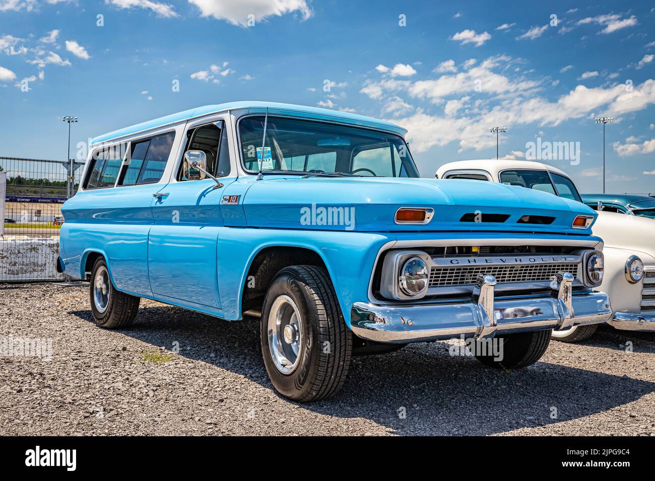 Lebanon, TN - May 13, 2022: Low perspective front corner view of a 1965 ...