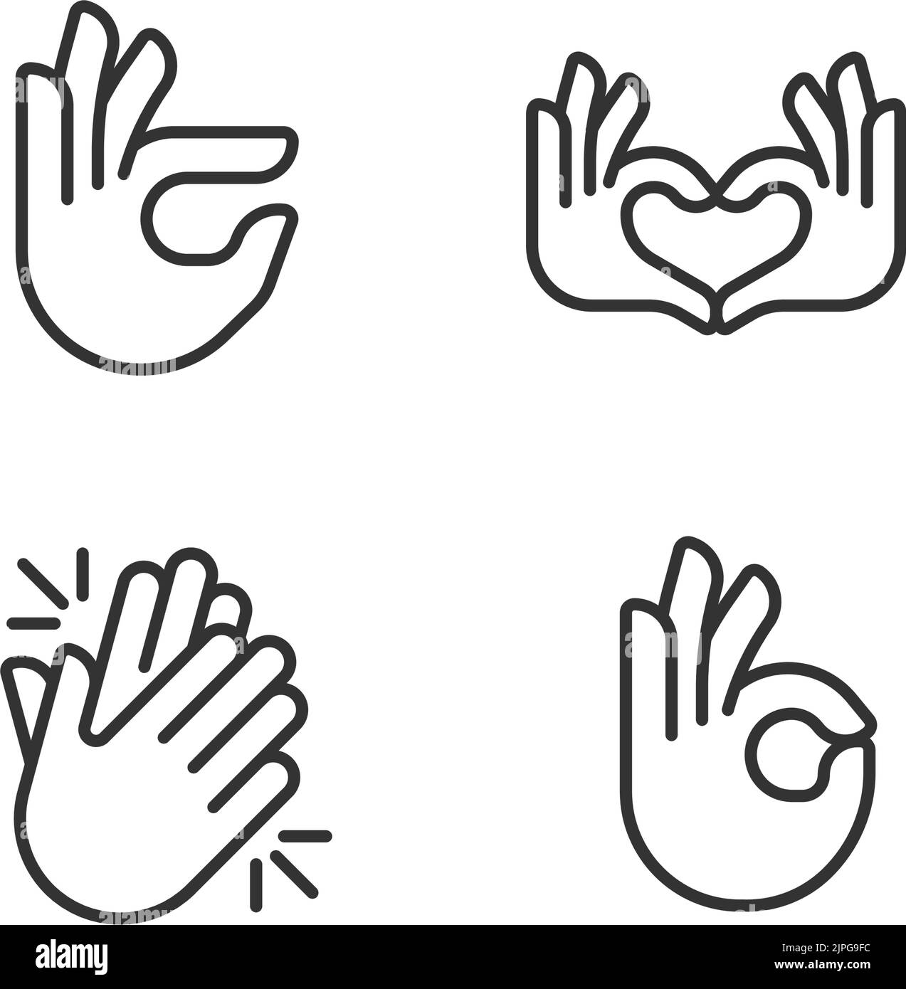 Body language signals pixel perfect linear icons set Stock Vector Image ... Body language signals pixel perfect linear icons set Stock Vector Image ...