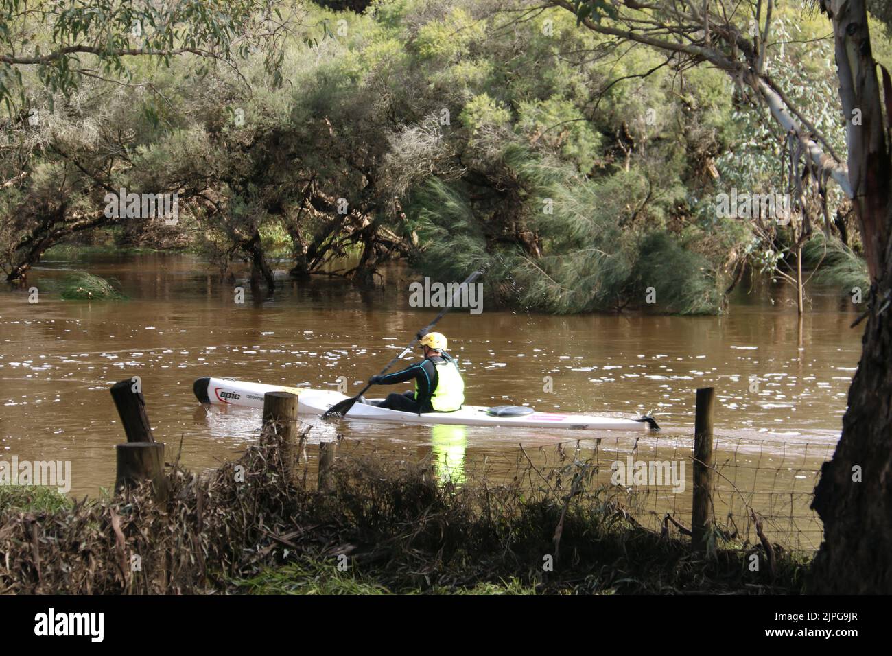 Competitors of the 2022 Avon Descent Boat Race Near Perth, Australia ...