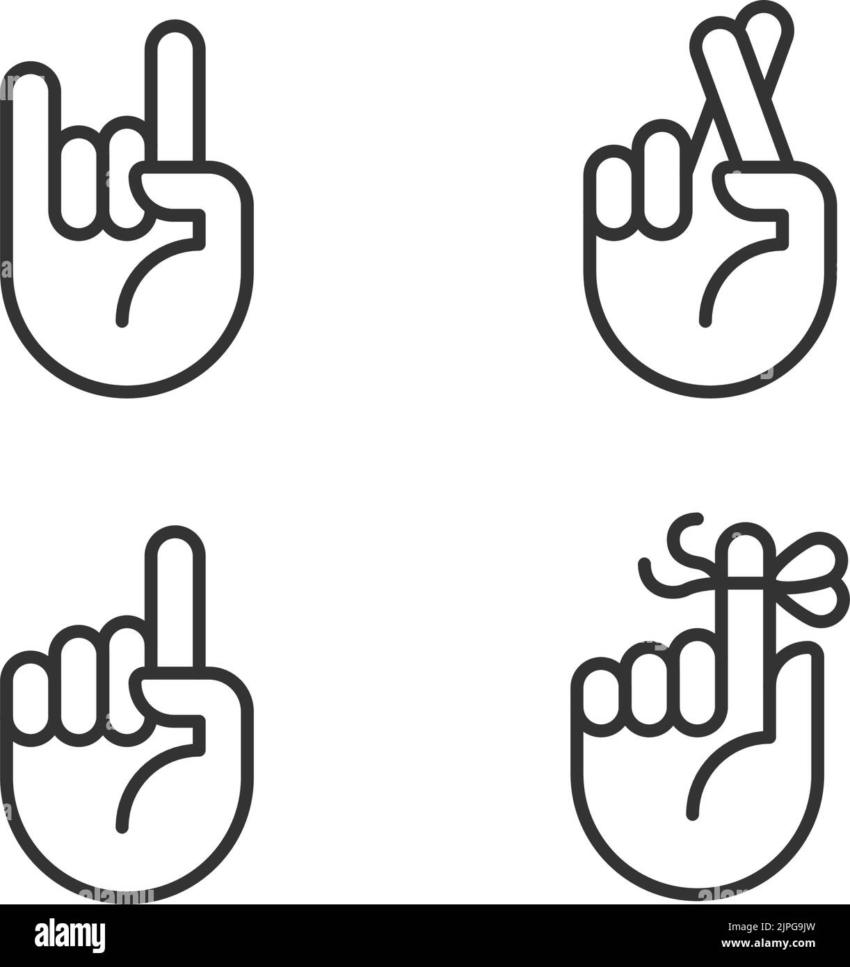 Informative hand gestures pixel perfect linear icons set Stock Vector ... Informative hand gestures pixel perfect linear icons set Stock Vector ...