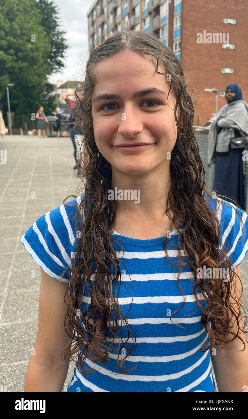 Martha Heaps, 18, Highbury, north London, celebrates her A* A-level ...