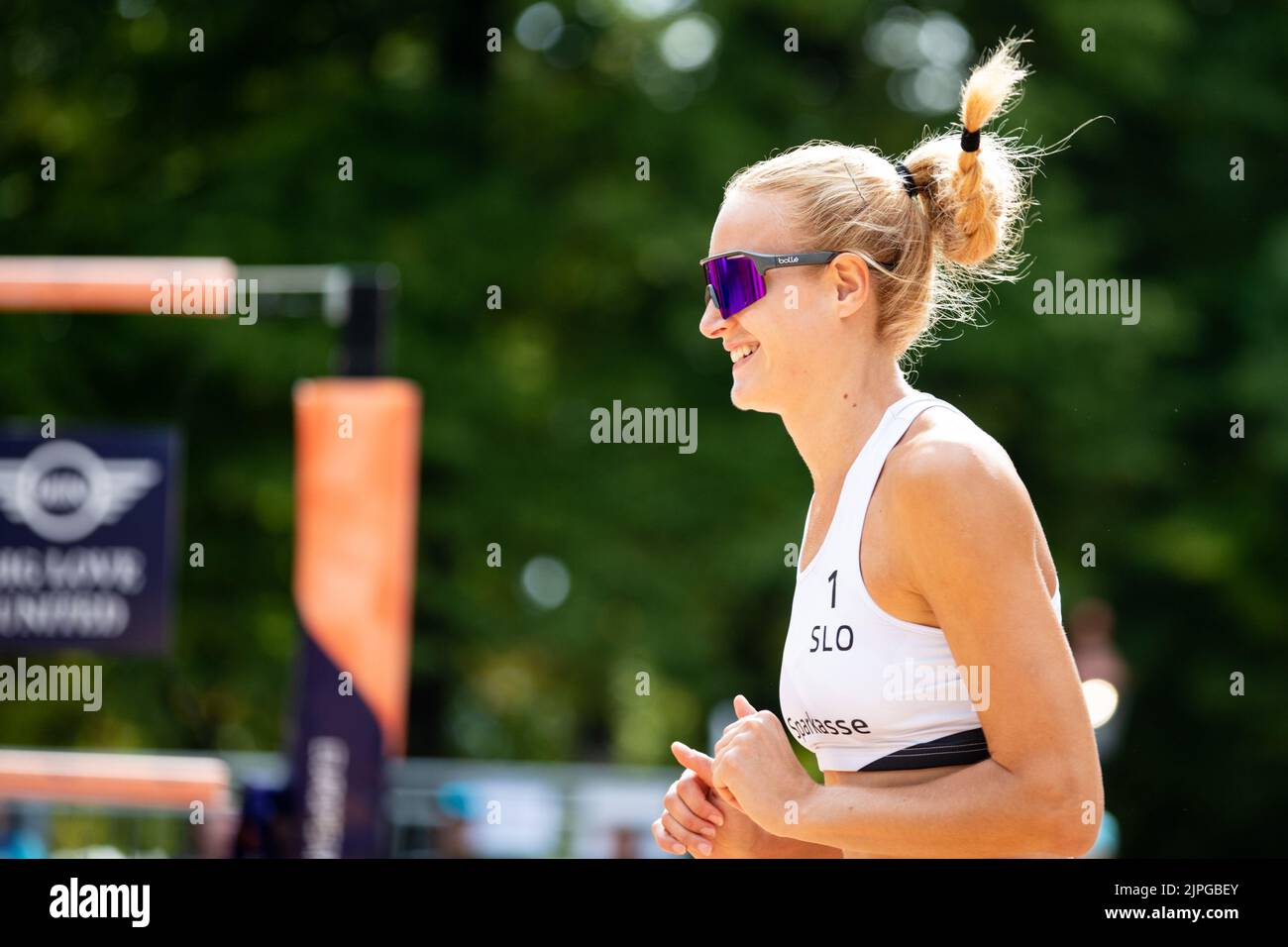 Munich, Germany, August 18th 2022: Tjasa Kotnik (1 Slovenia) during the ...