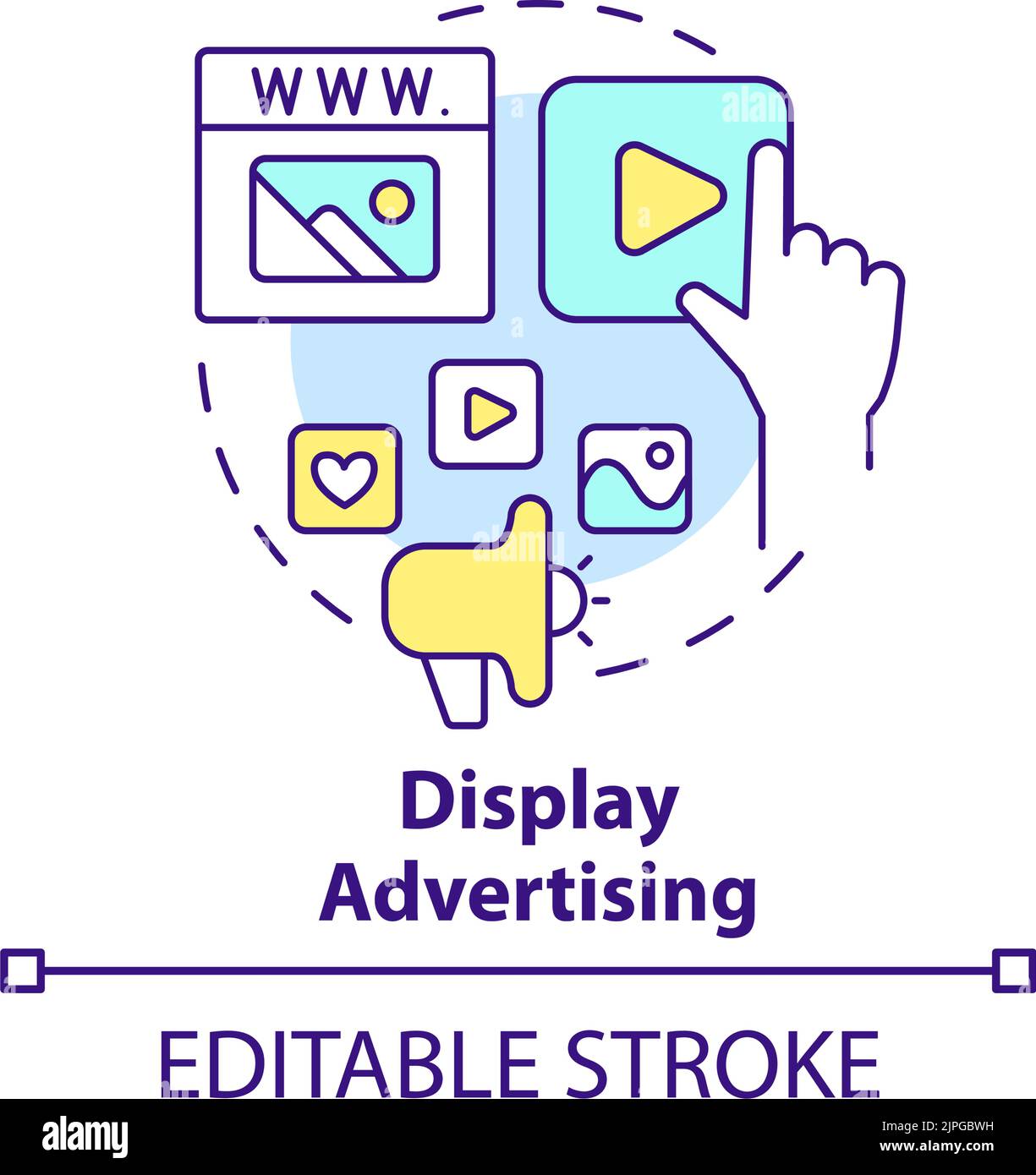 Paid and display Stock Vector Images - Alamy