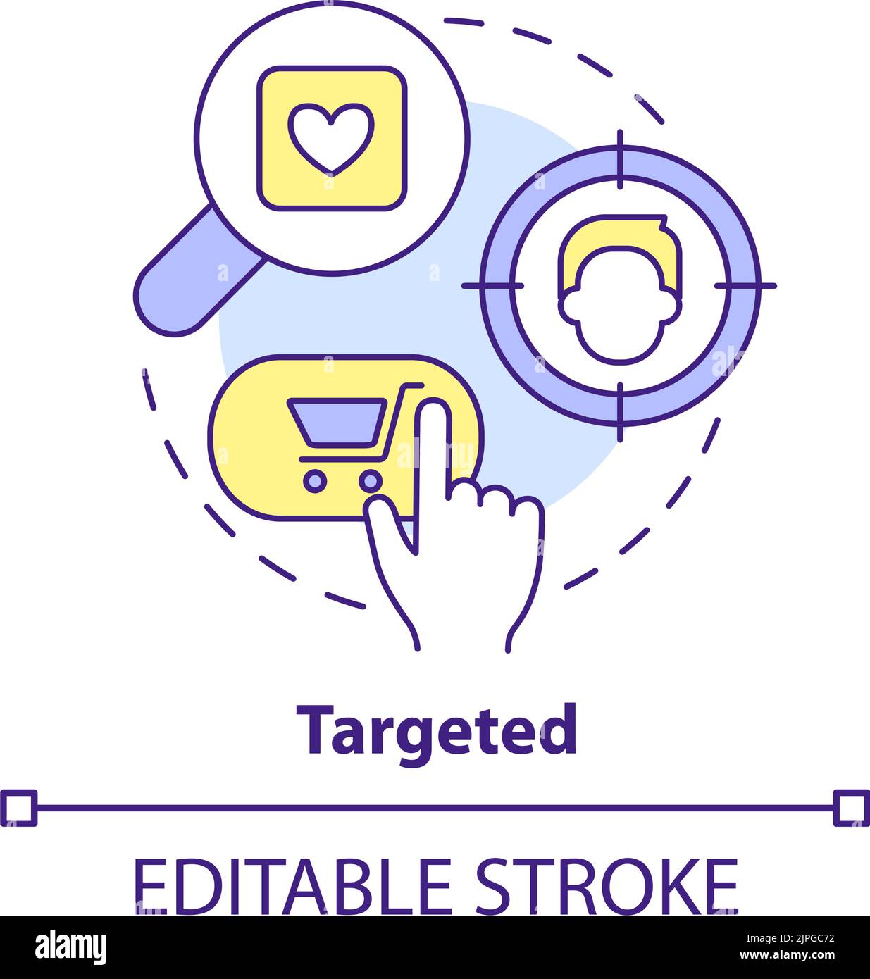 Targeted concept icon Stock Vector Image & Art - Alamy Targeted concept icon Stock Vector Image & Art - Alamy