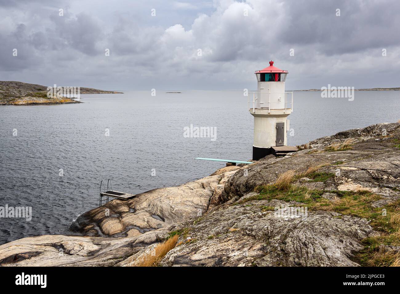 north sea, sweden, beacon, jetty, västra götalands län, north seas ...