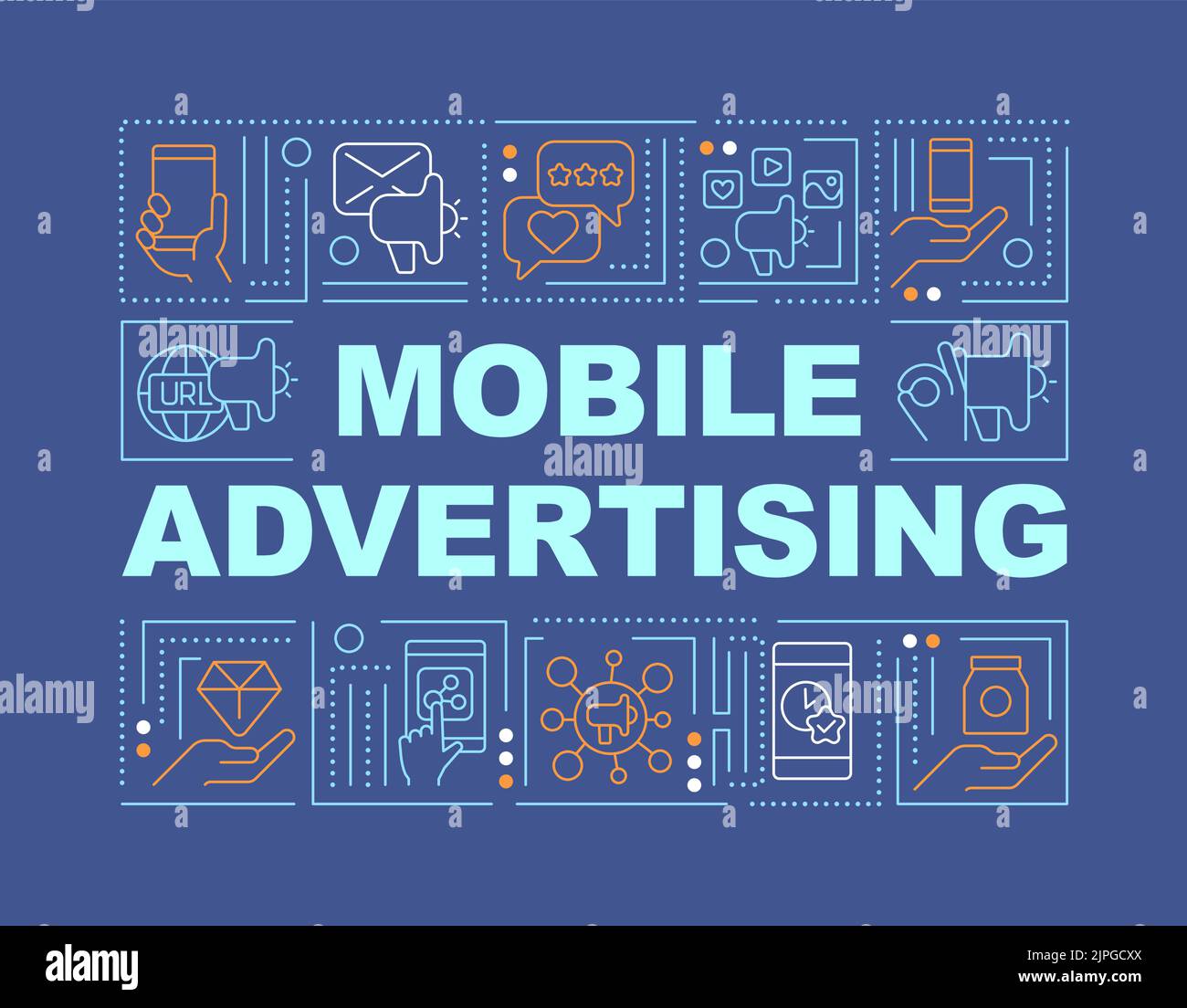 Mobile phones horizontal Stock Vector Images - Alamy