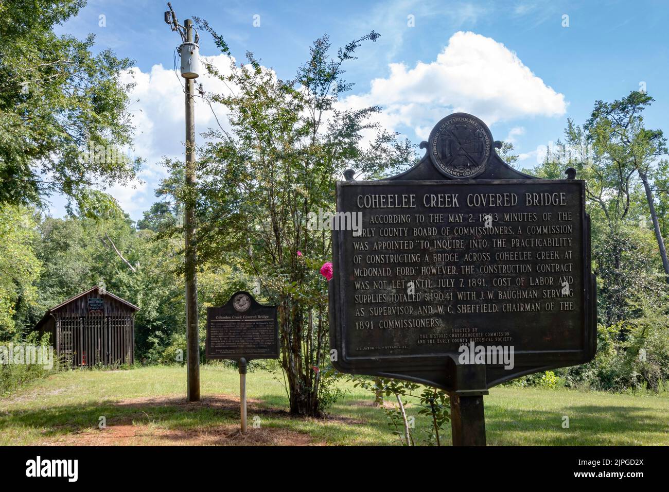 Blakely, Georgia, USA - August 13, 2022: Historic Coheelee Creek ...