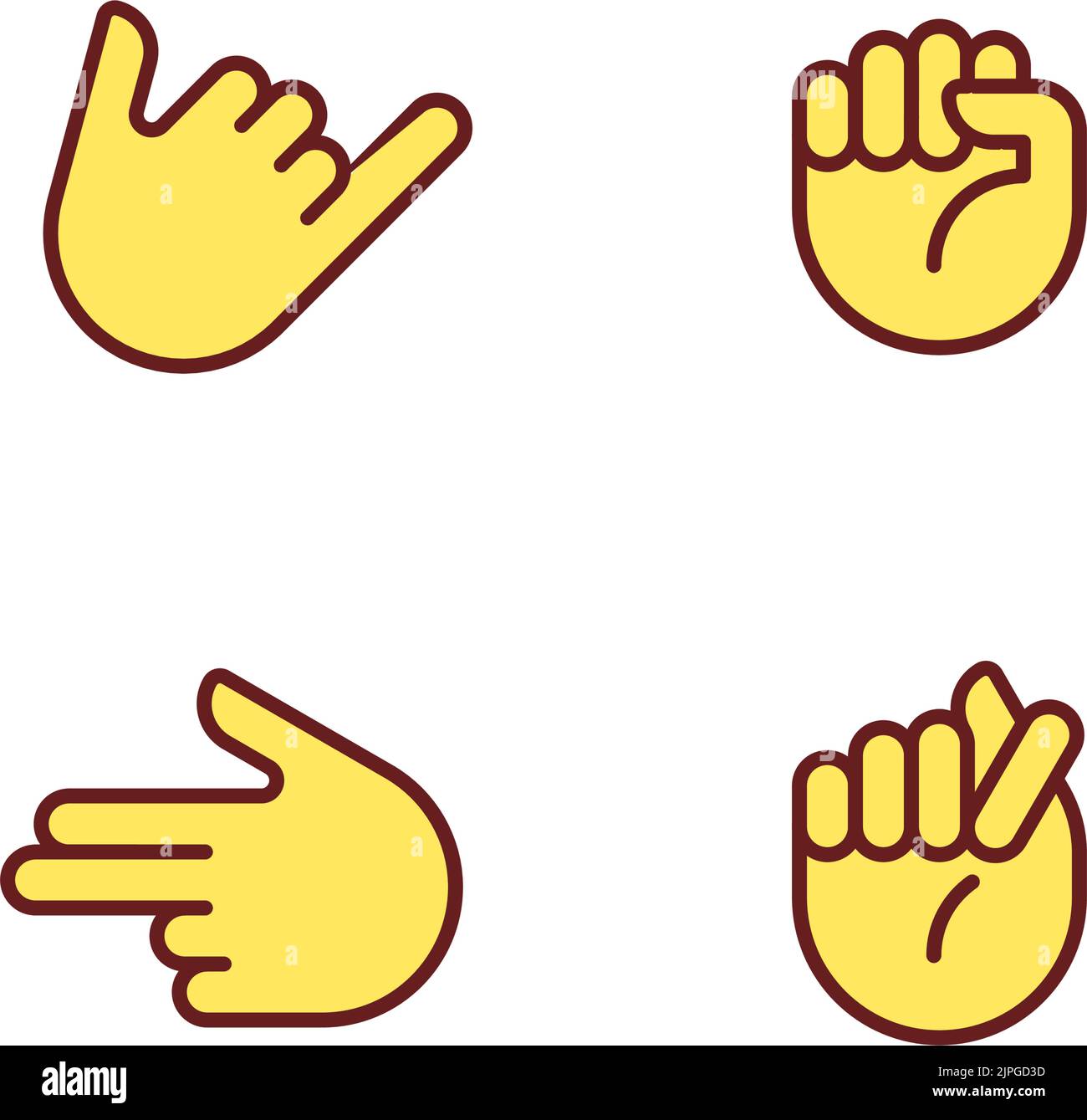 Aggressive body language Stock Vector Images - Alamy