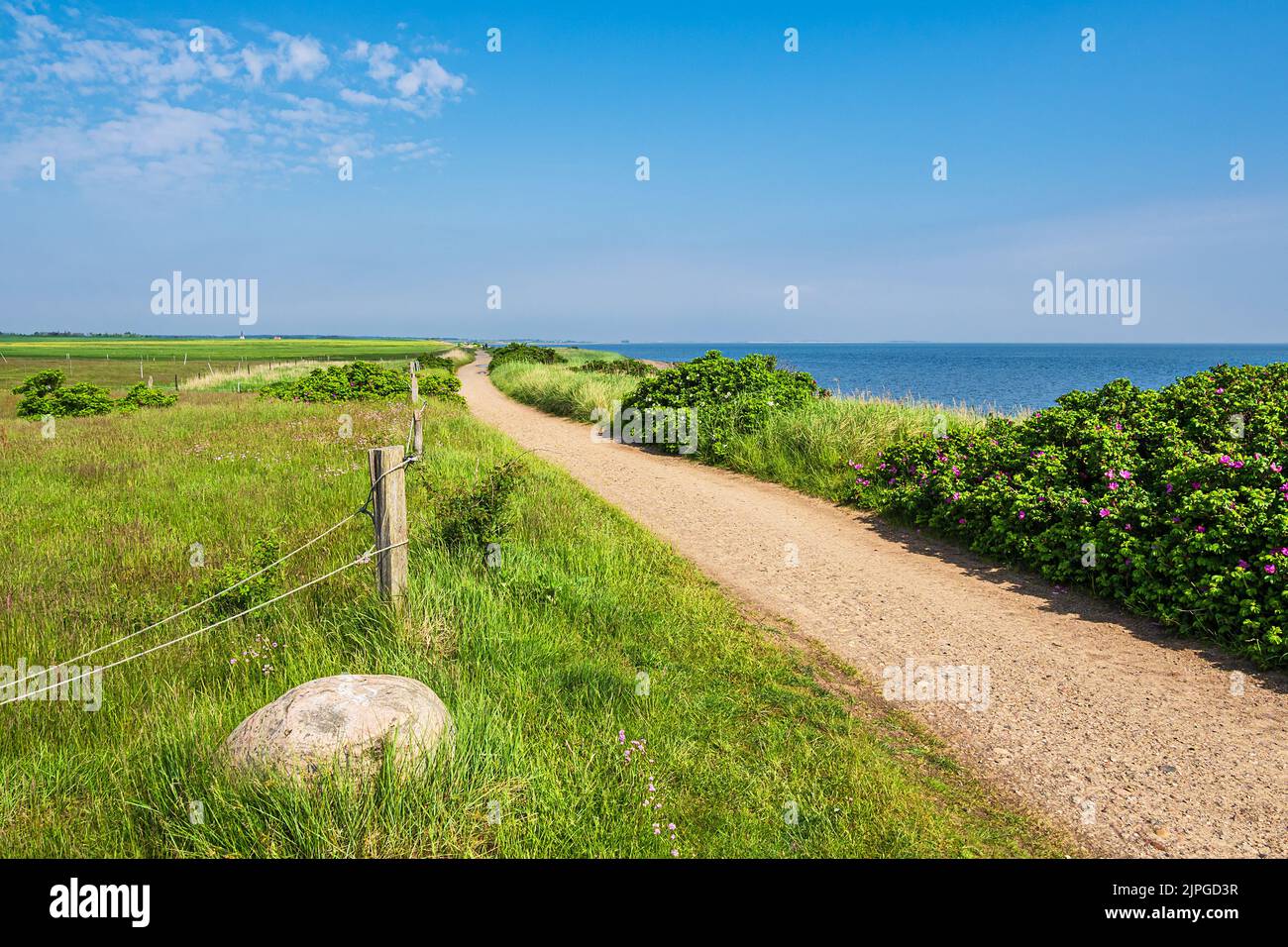 north sea, trail, amrum, north seas, trails, amrums Stock Photo - Alamy