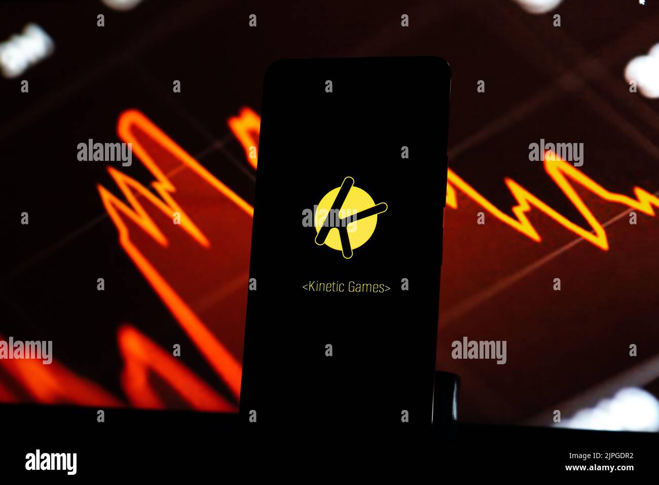 Kinetic games logo hi-res stock photography and images - Alamy