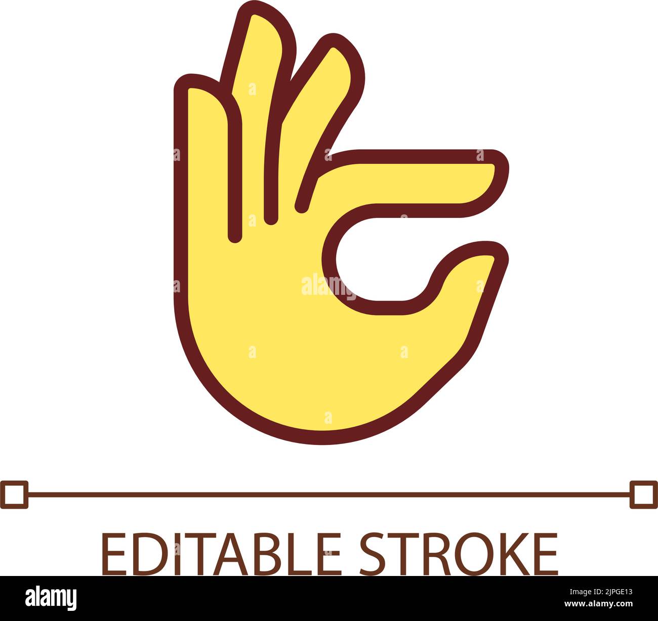 Show small size fingers Cut Out Stock Images & Pictures - Alamy