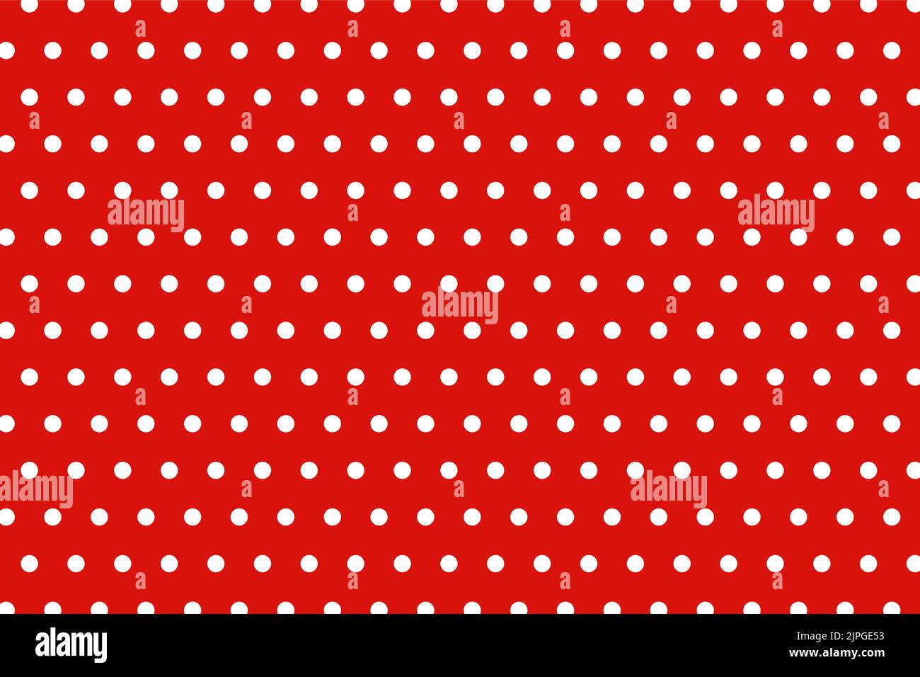Flat design red polka dot background Vector illustration Stock Vector ...