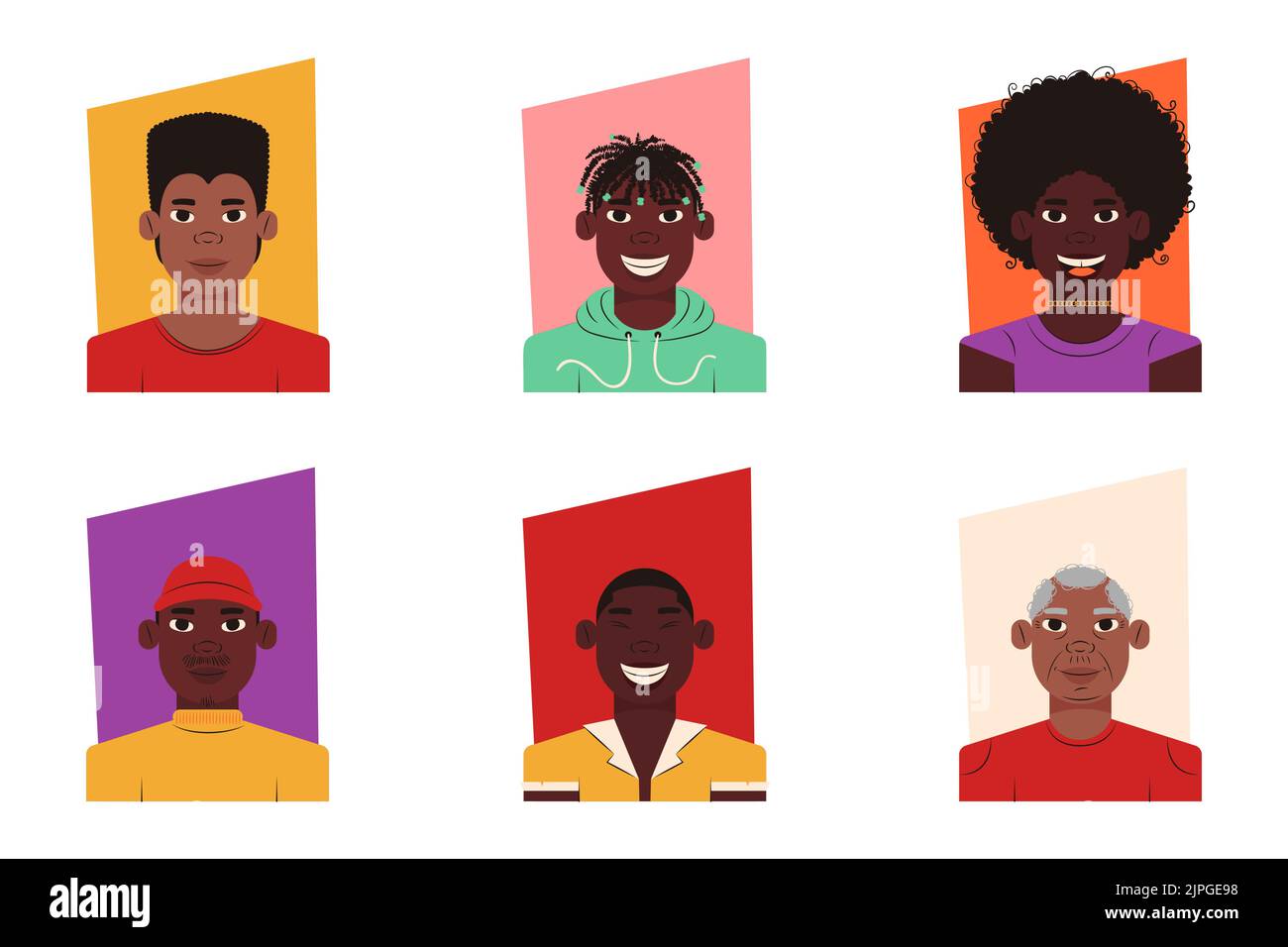 Hand drawn black man Vector illustration Stock Vector Image & Art - Alamy