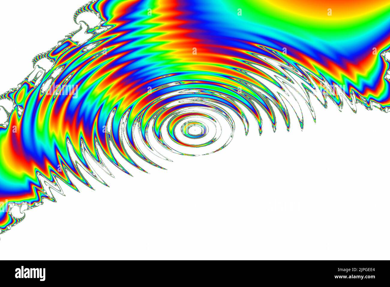 wave pattern, concentric, Multi-coloured, wave patterns, concentrics ...