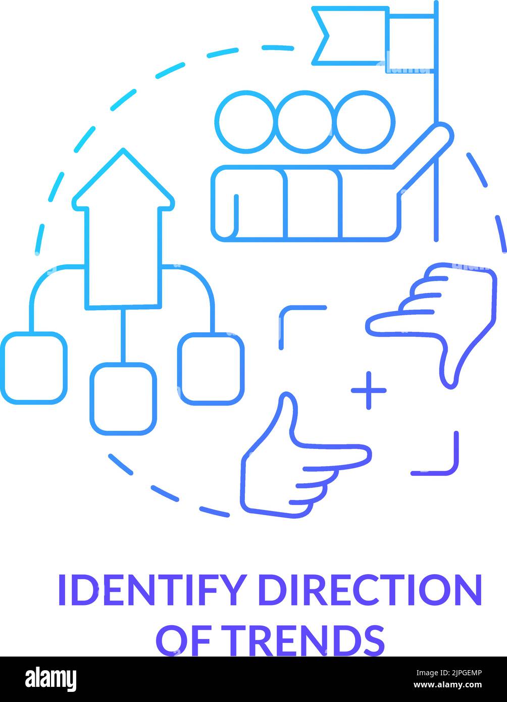 Identify trends Stock Vector Images - Alamy