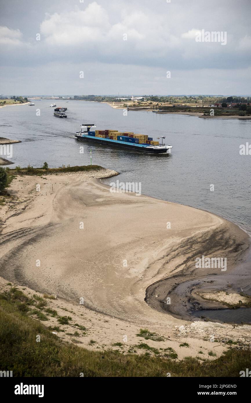 Lobith, Netherlands. 18th Aug, 2022. 2022-08-18 12:18:43 LOBITH - A ...