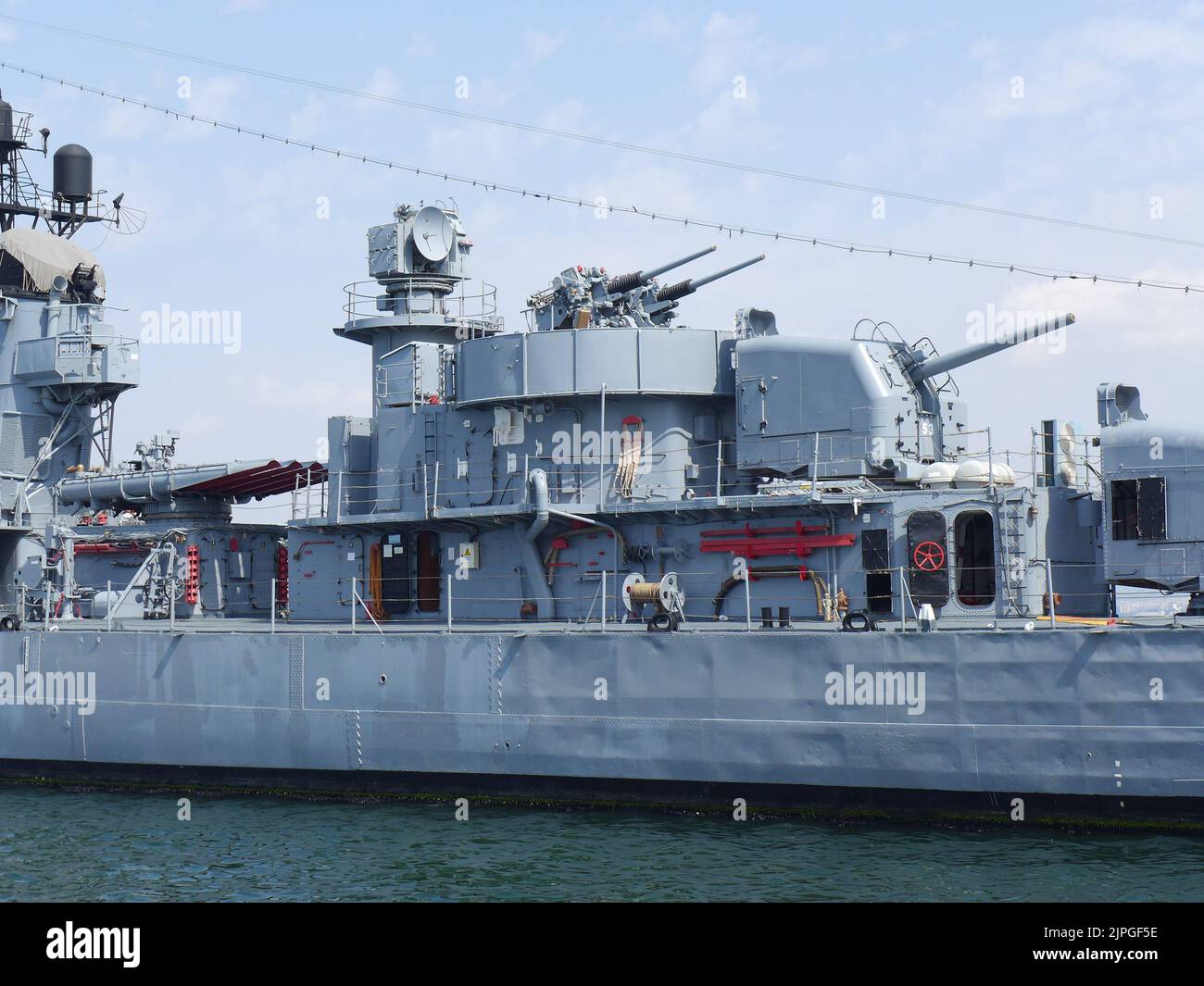 WW2 American destroyer Stock Photo - Alamy