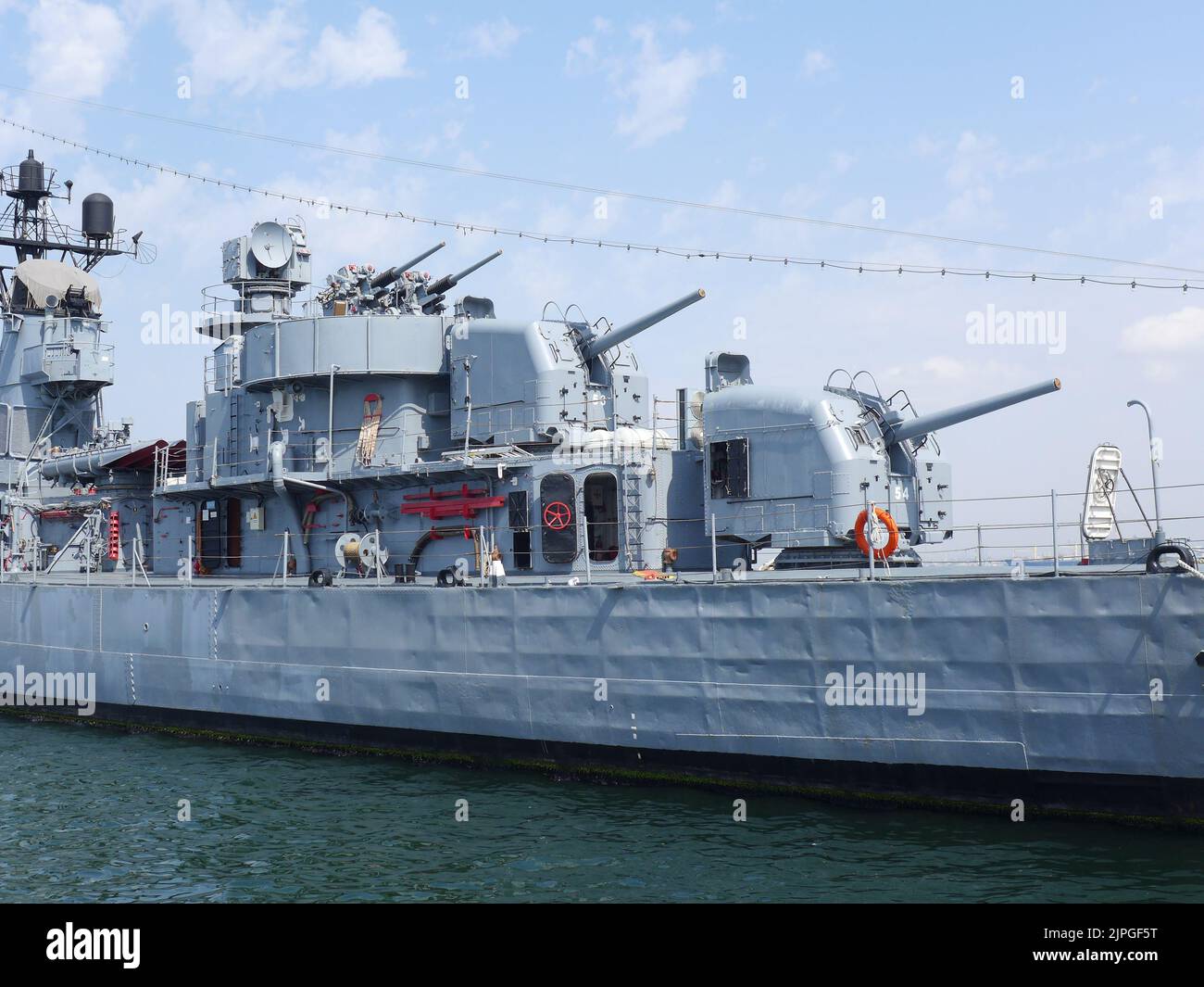 WW2 American destroyer Stock Photo - Alamy