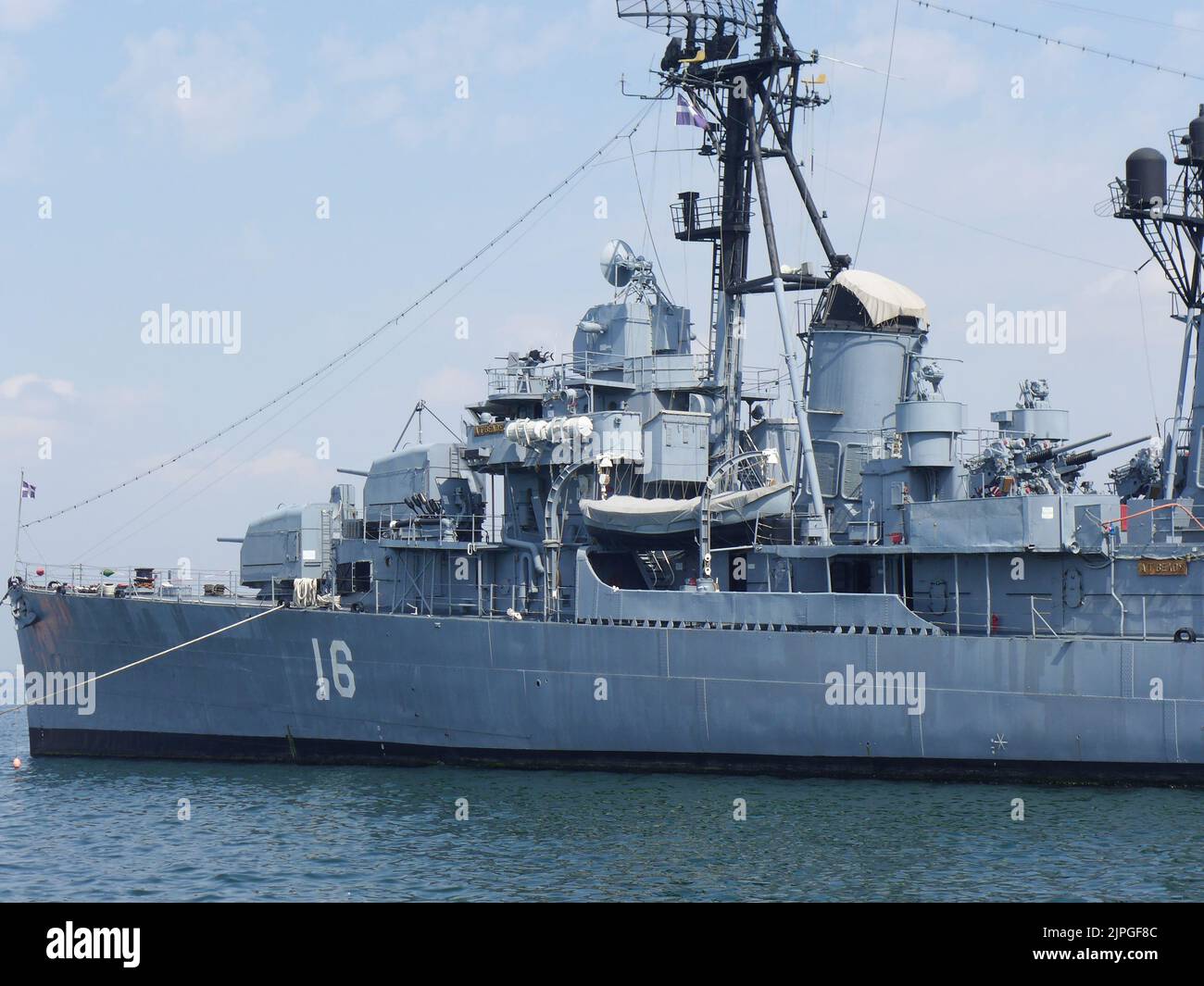 WW2 American destroyer Stock Photo - Alamy