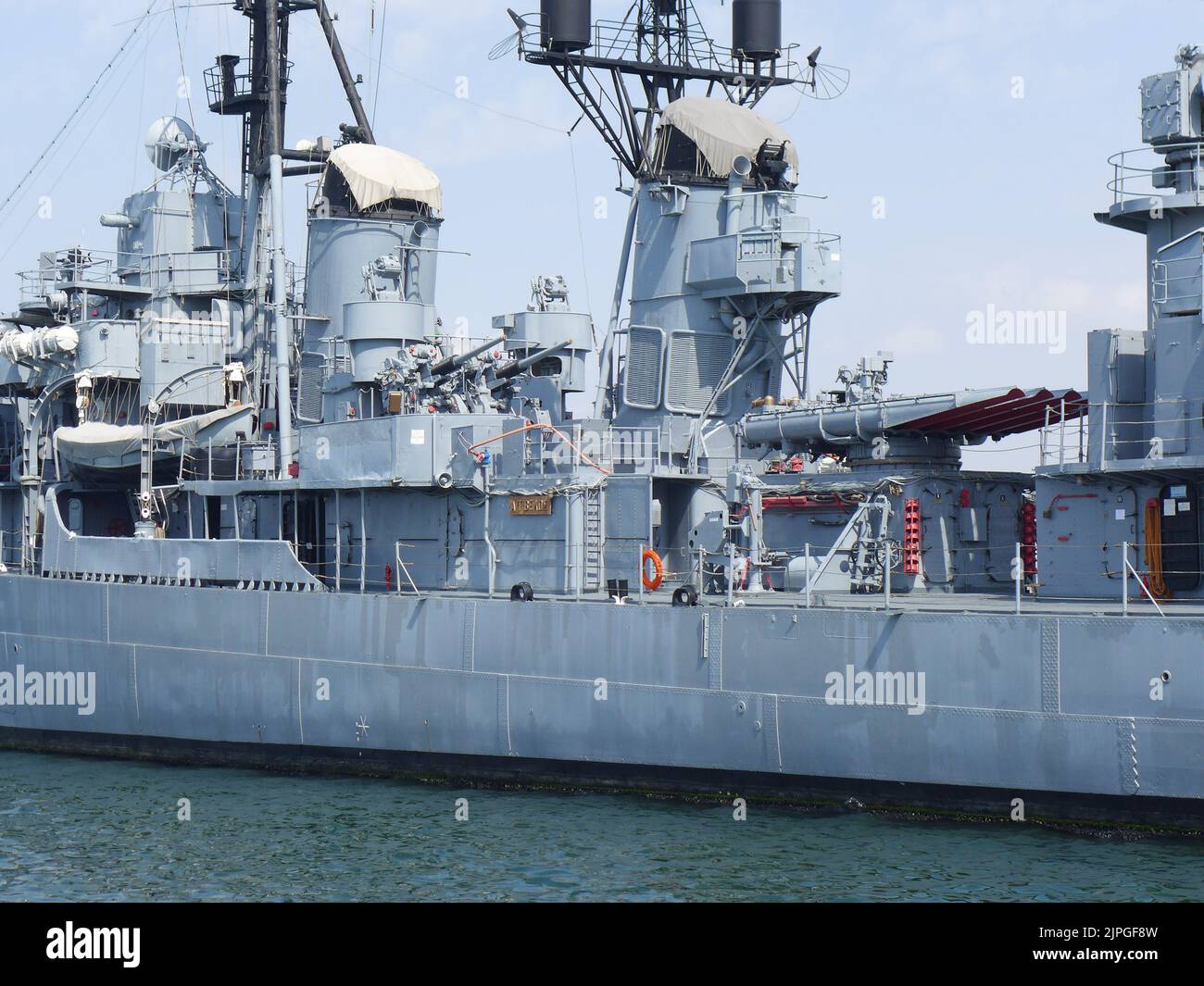WW2 American destroyer Stock Photo - Alamy
