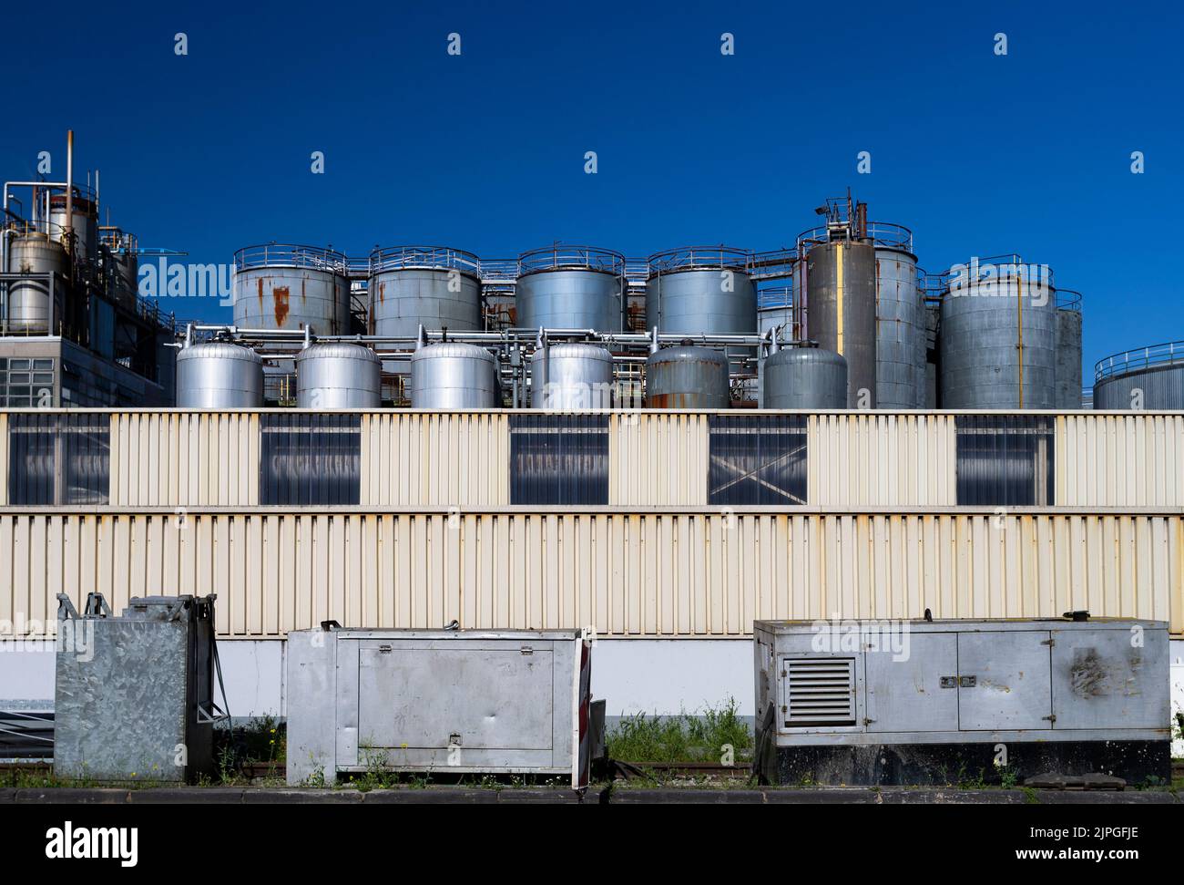 tanks, factory, production plant, tank, factories, production plants ...