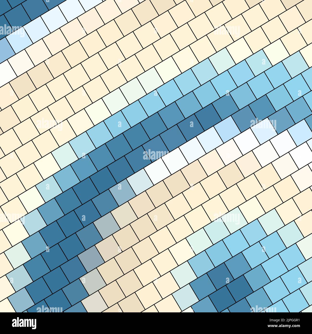 abstract squared Colorful palette brick wall texture background with ...