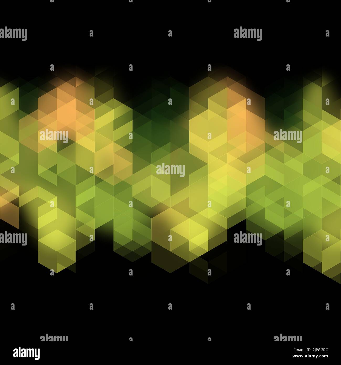 Abstract decorative illustration of hexagon and triangular Grid shape ...