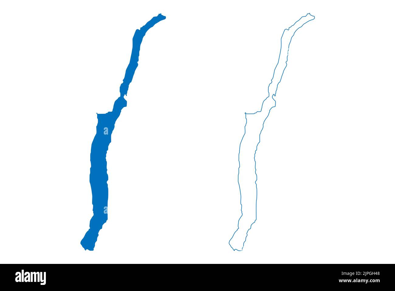 Lake Mabel (Canada, North America) map vector illustration, scribble ... Lake Mabel (Canada, North America) map vector illustration, scribble ...