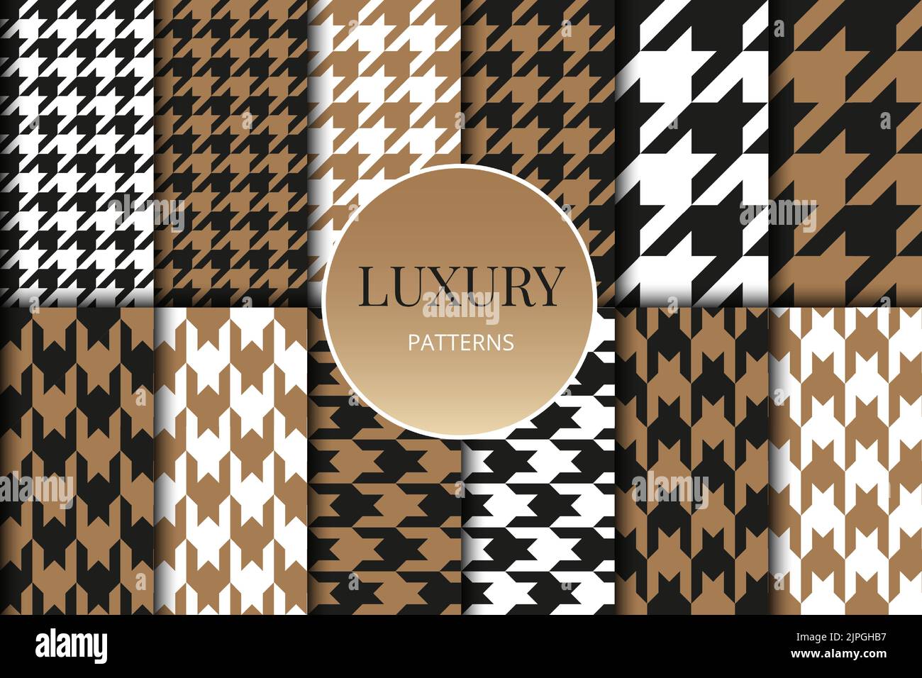 Check tweed fabric swatch hi-res stock photography and images - Alamy