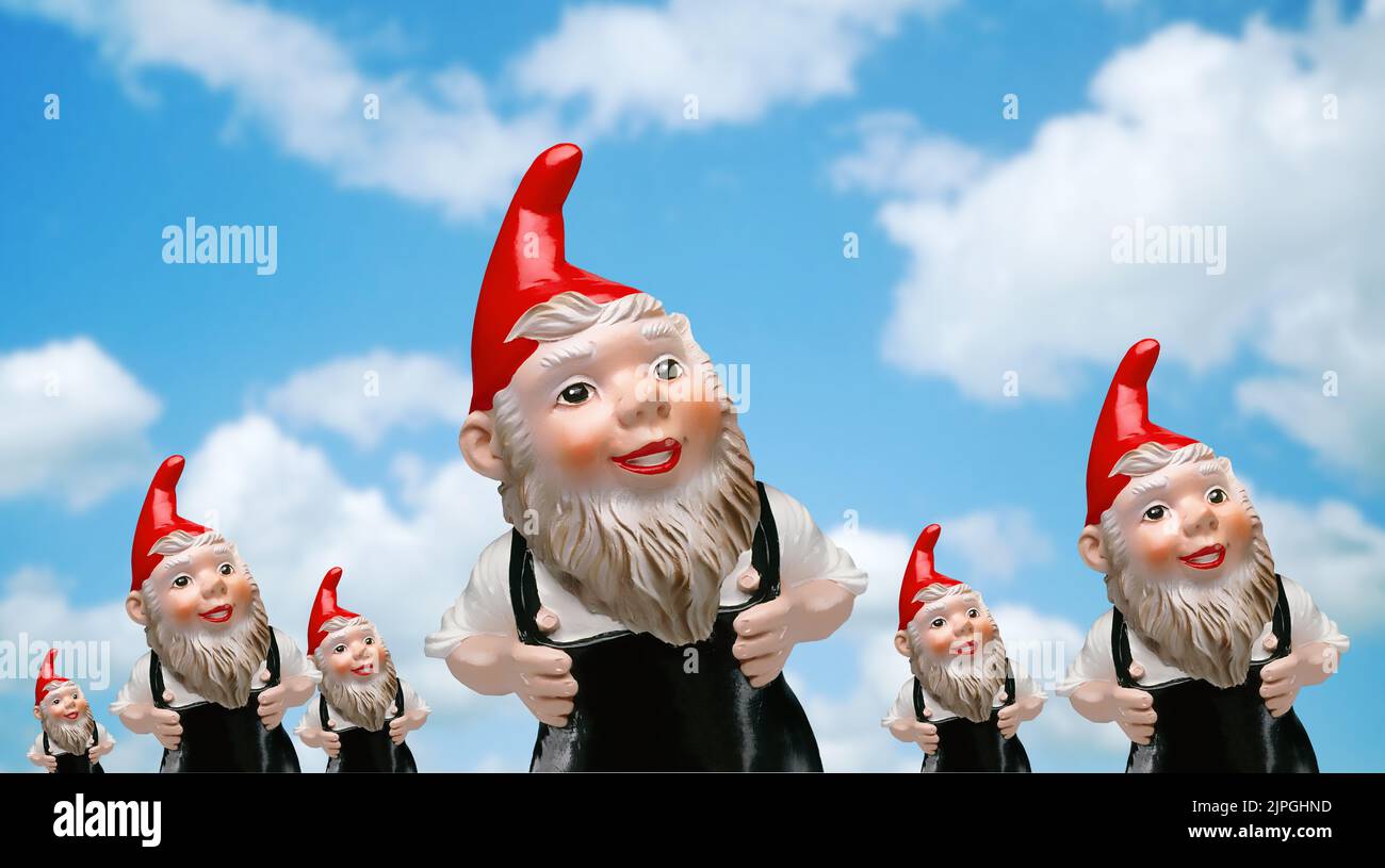 garden gnome, garden gnomes Stock Photo - Alamy