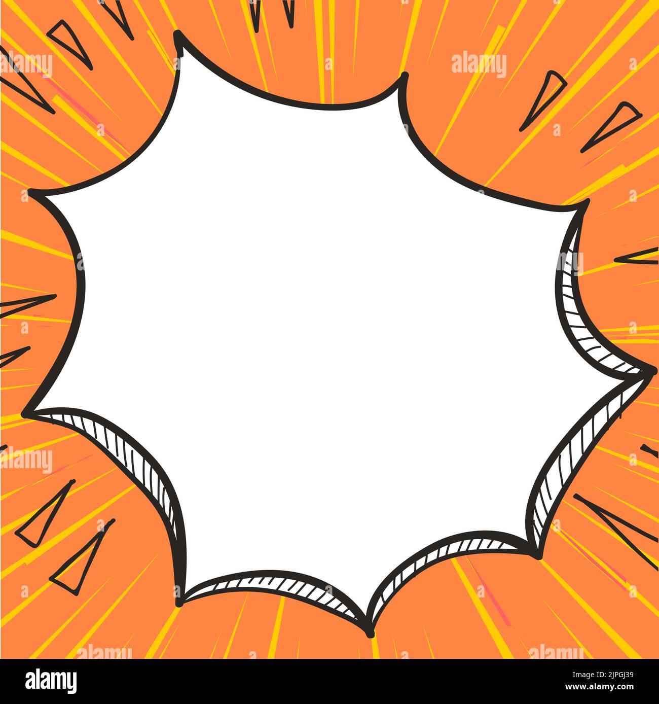 Comics Design Frames. Beautiful Photo Frame Set With Boom Bubbles For ...