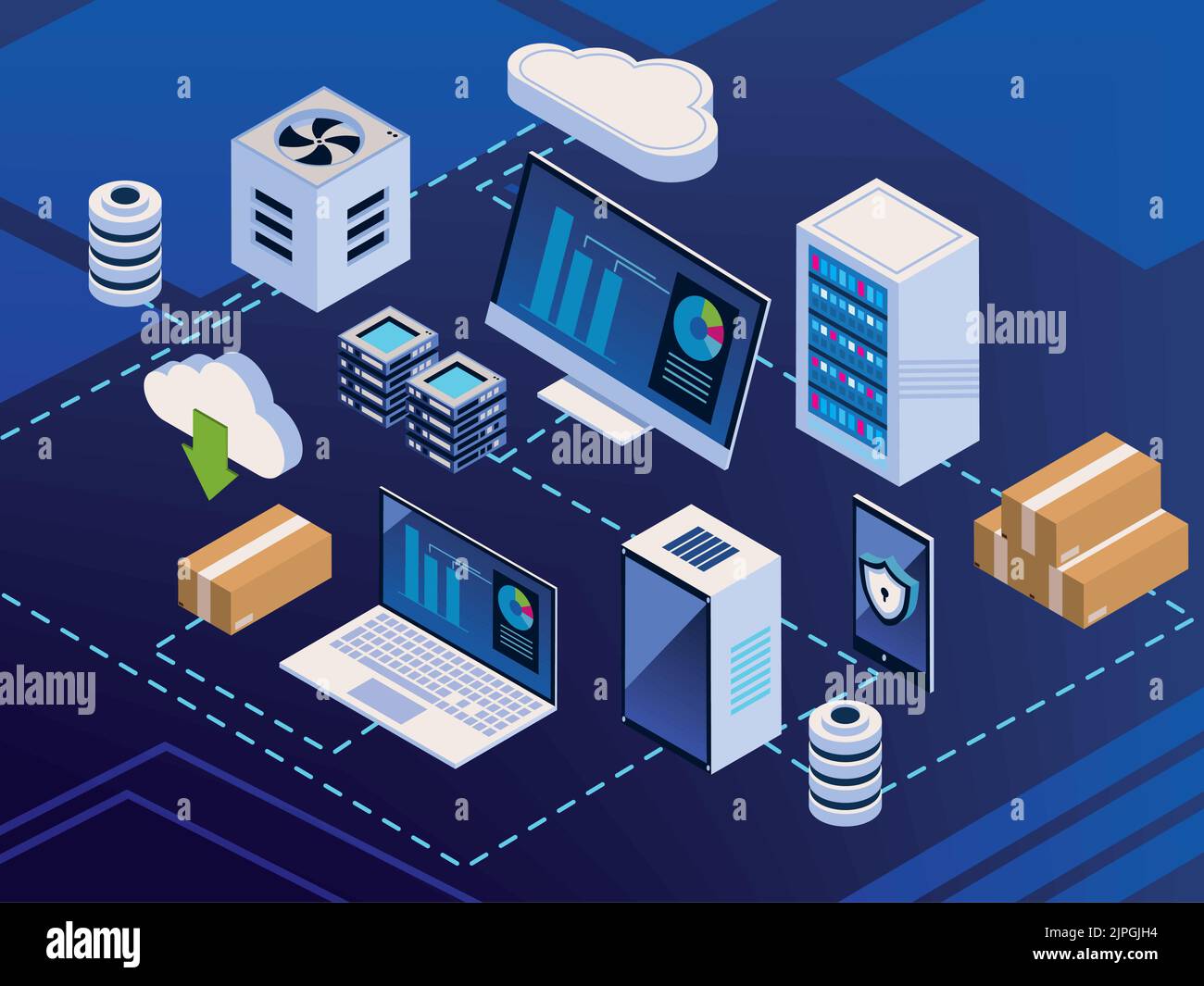 icons storage tech Stock Vector Image & Art - Alamy