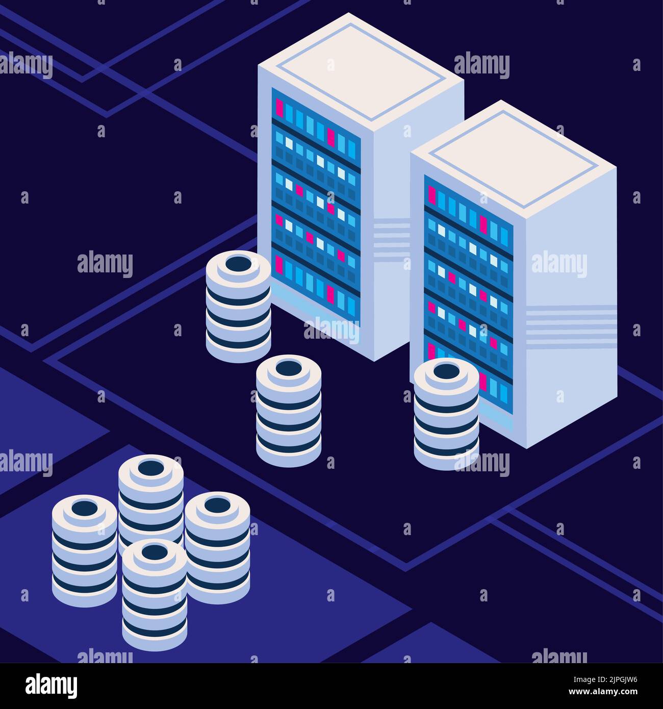storage tech database Stock Vector Image & Art - Alamy