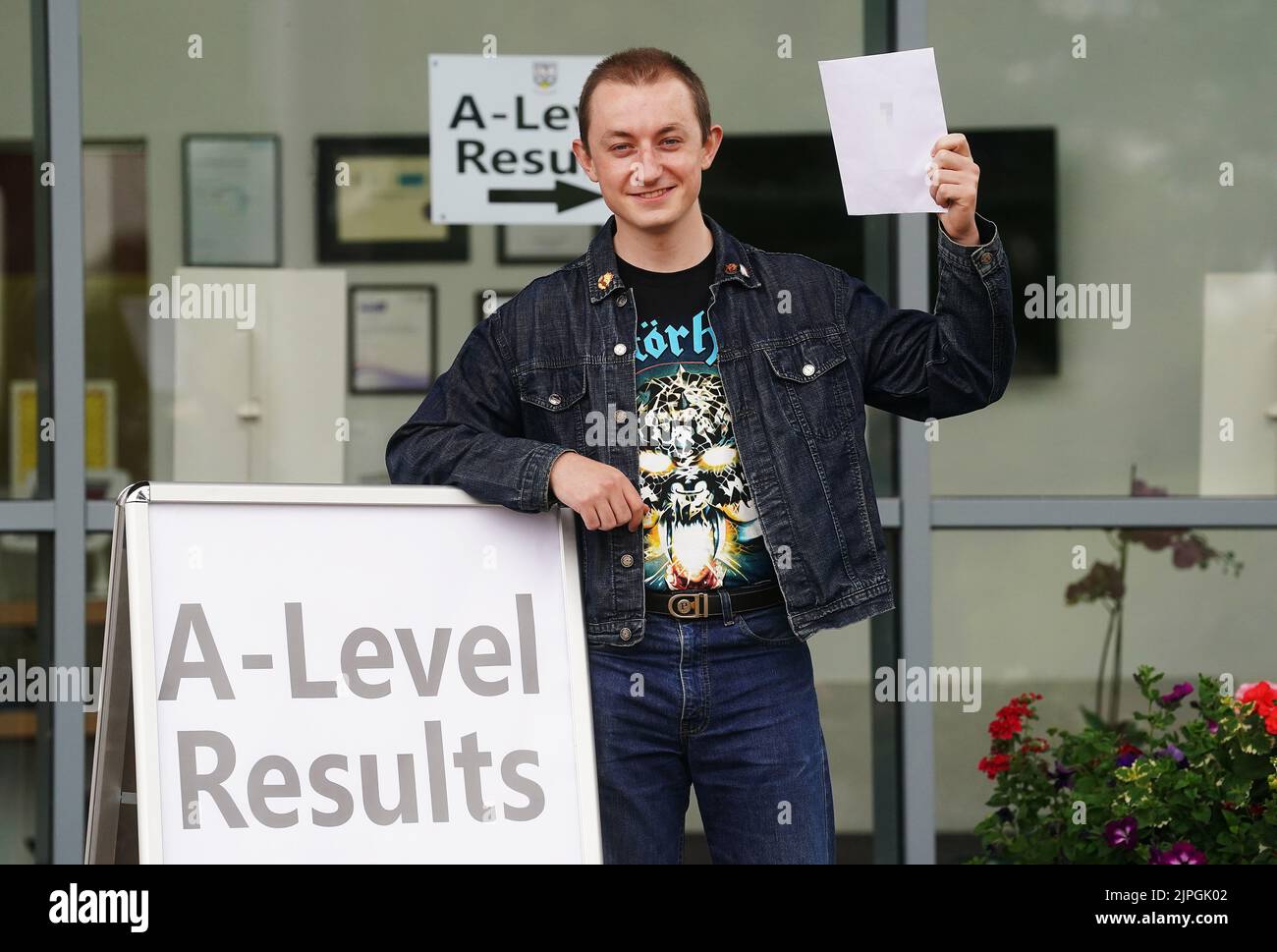 PIXELATION BY PA PICTURE DESK Drew Totton celebrates after receiving ...