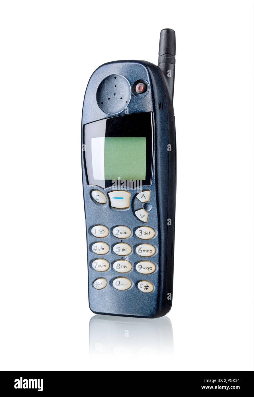Retro mobile phones Cut Out Stock Images & Pictures - Alamy