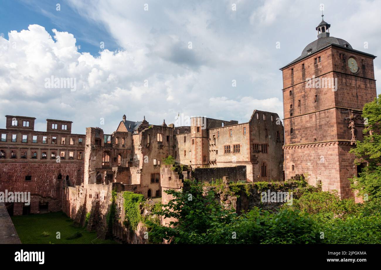 heidelberg castle, heidelberg castles Stock Photo - Alamy