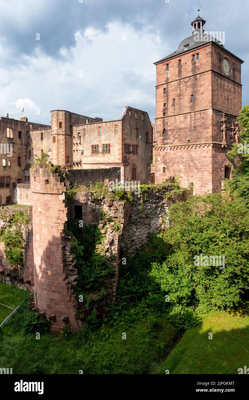 heidelberg castle, heidelberg castles Stock Photo - Alamy
