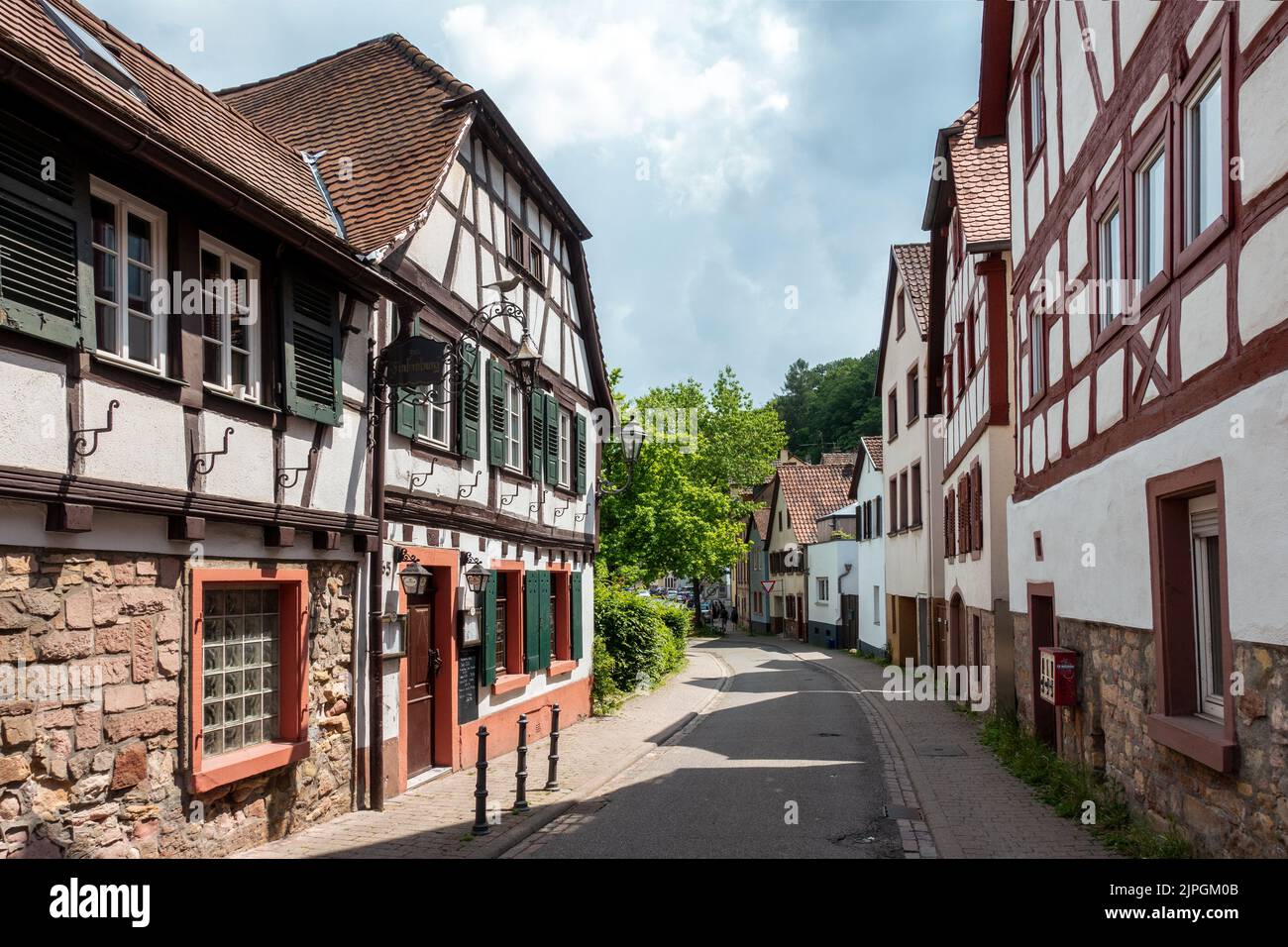 old town, weinheim, old towns, weinheims Stock Photo - Alamy