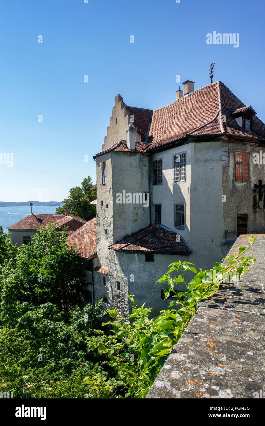 meersburg castle, burg meersburgs Stock Photo - Alamy