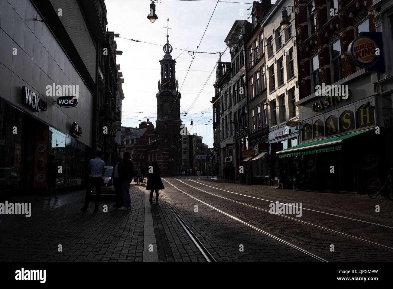 Netherlands, Amsterdam, July 2021. Illustration of daily life in ...