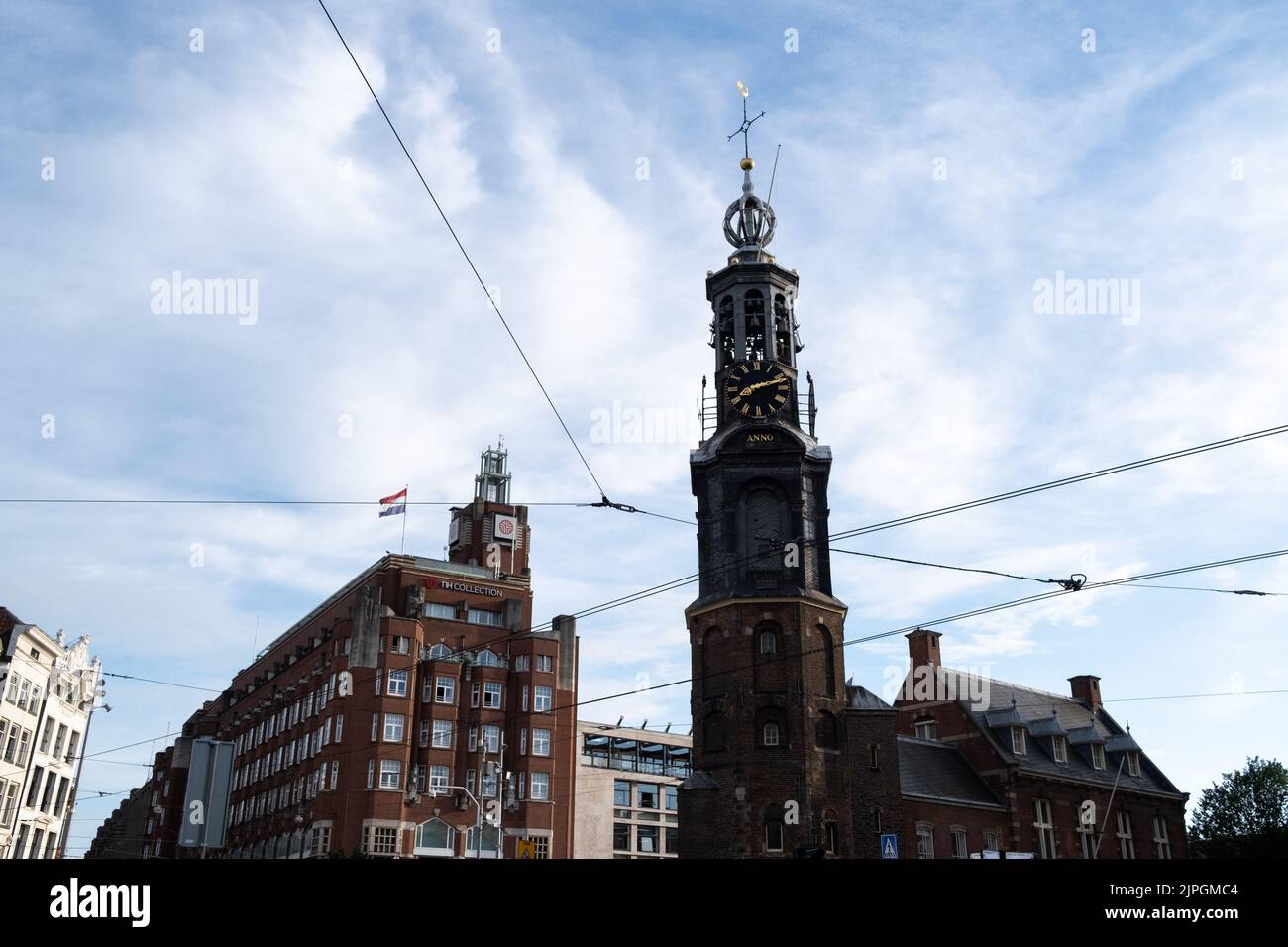 Netherlands, Amsterdam, July 2021. Illustration of daily life in ...