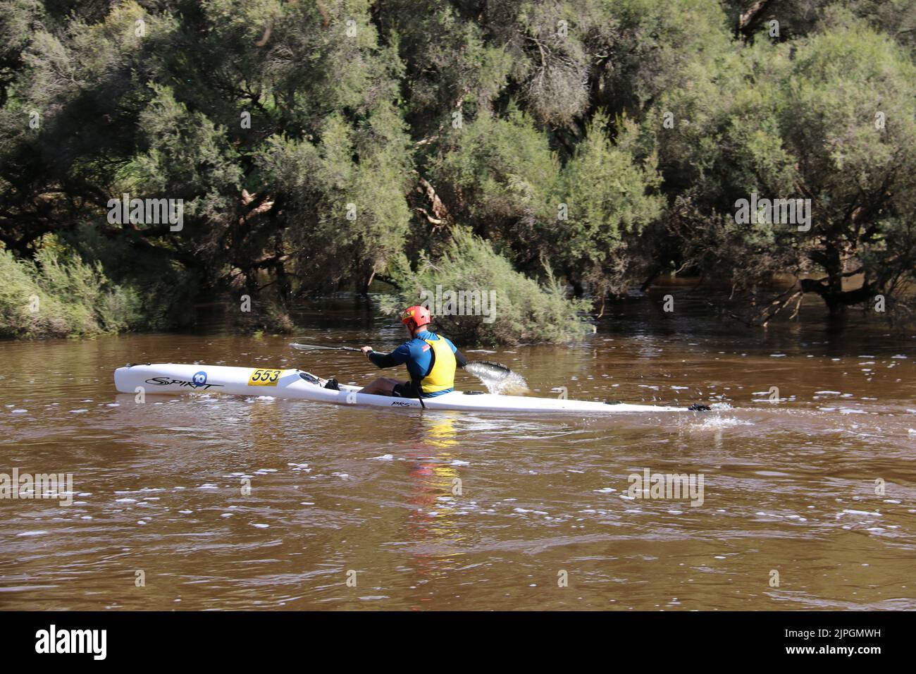 Paddle Competitors of the 2022 Avon Descent Boat Race Near Perth ...