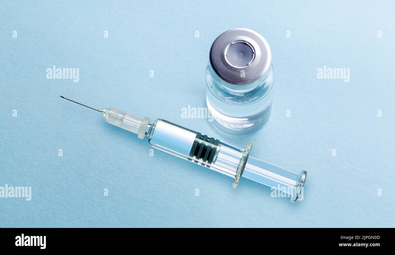 syringe, ampoule, boosterimpfung, booster, syringes, ampoules Stock ...