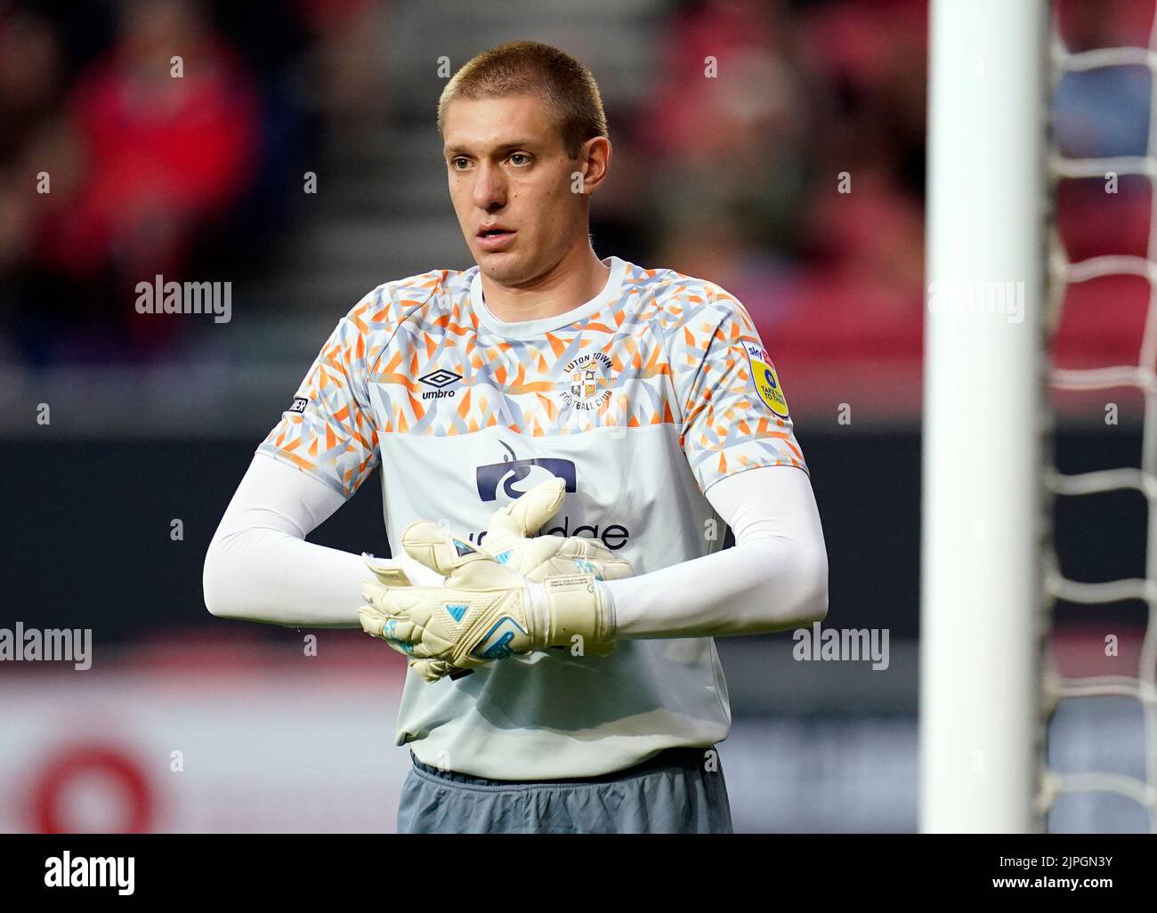 Luton Town goalkeeper Ethan Horvath during the Sky Bet Championship ...