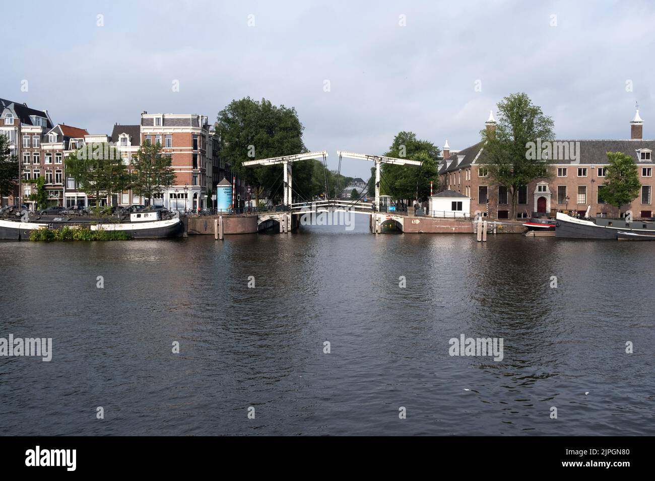 Netherlands, Amsterdam, July 2021. Illustration of daily life in ...