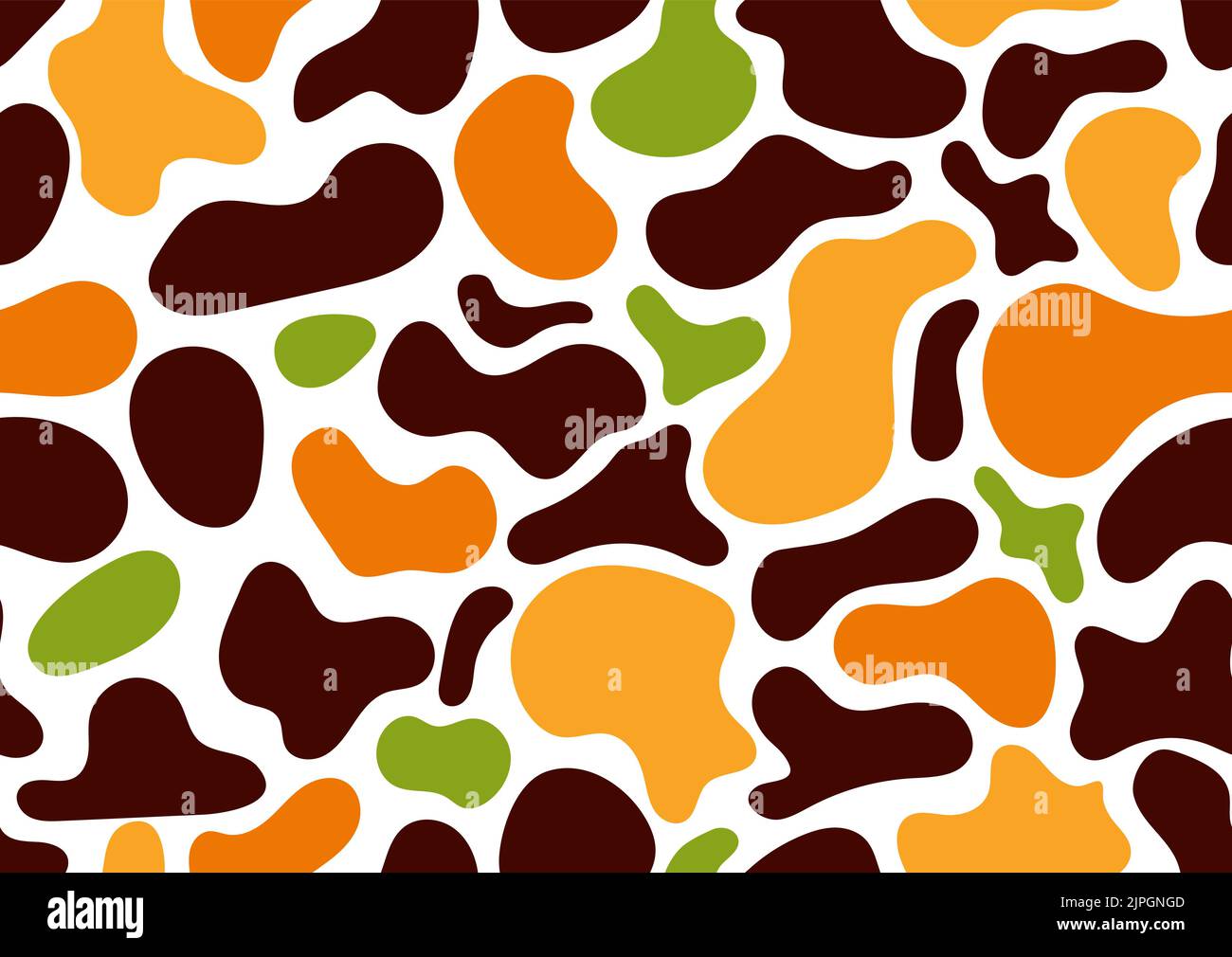 Wild animal grain endless spot texture seamless pattern Stock Vector ...