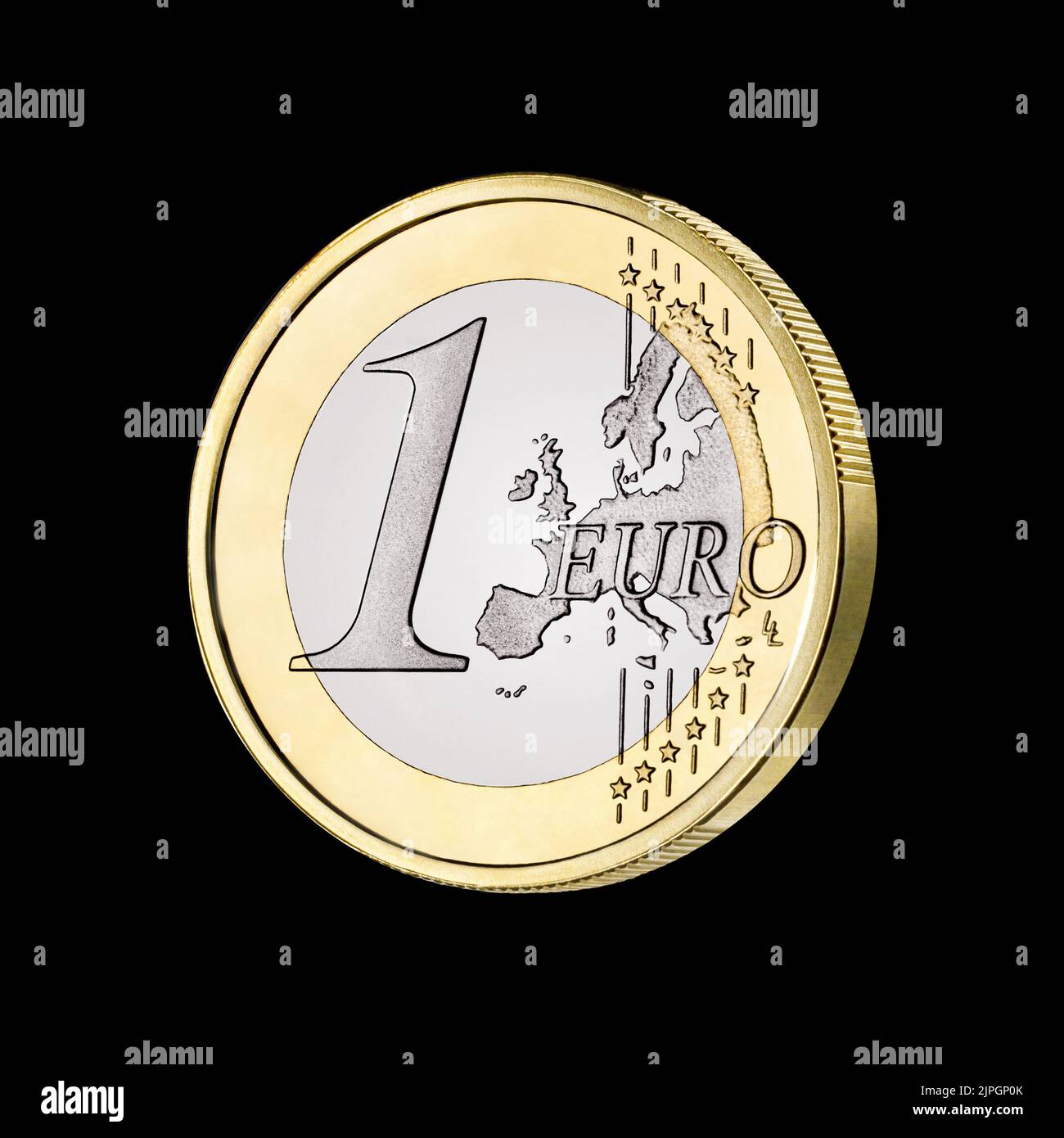 euro coin, 1 euro, coins, one euro Stock Photo - Alamy