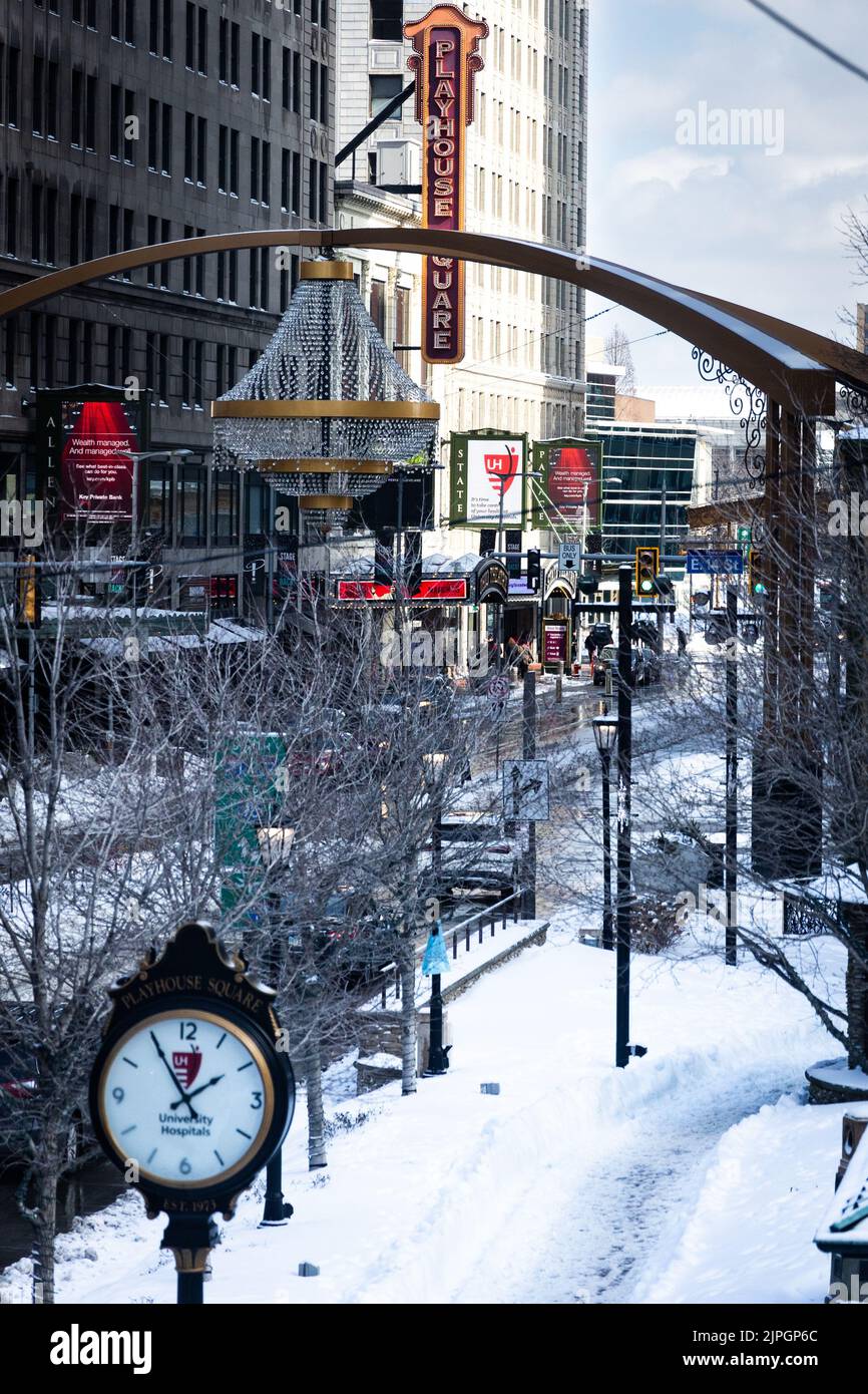 Cleveland theater district architecture hi-res stock photography and ...
